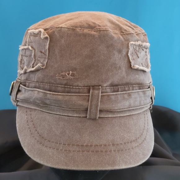 n/a | Accessories | Relaxed Distressed Adjustable Tan Cap | Poshmark
